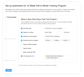 Features | ABC Trainerize Personal Training Software