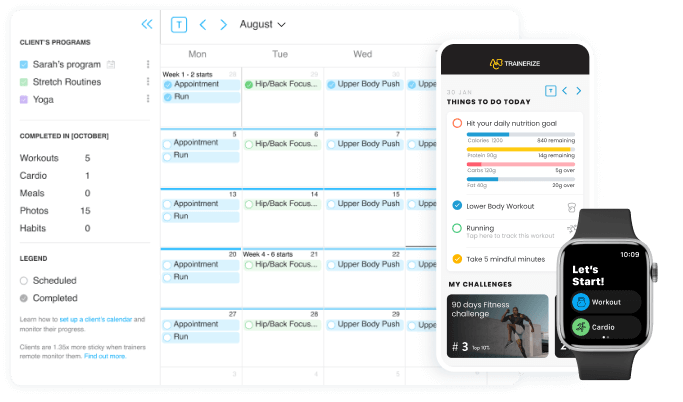 Features | ABC Trainerize Personal Training Software