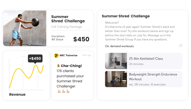 Features | ABC Trainerize Personal Training Software