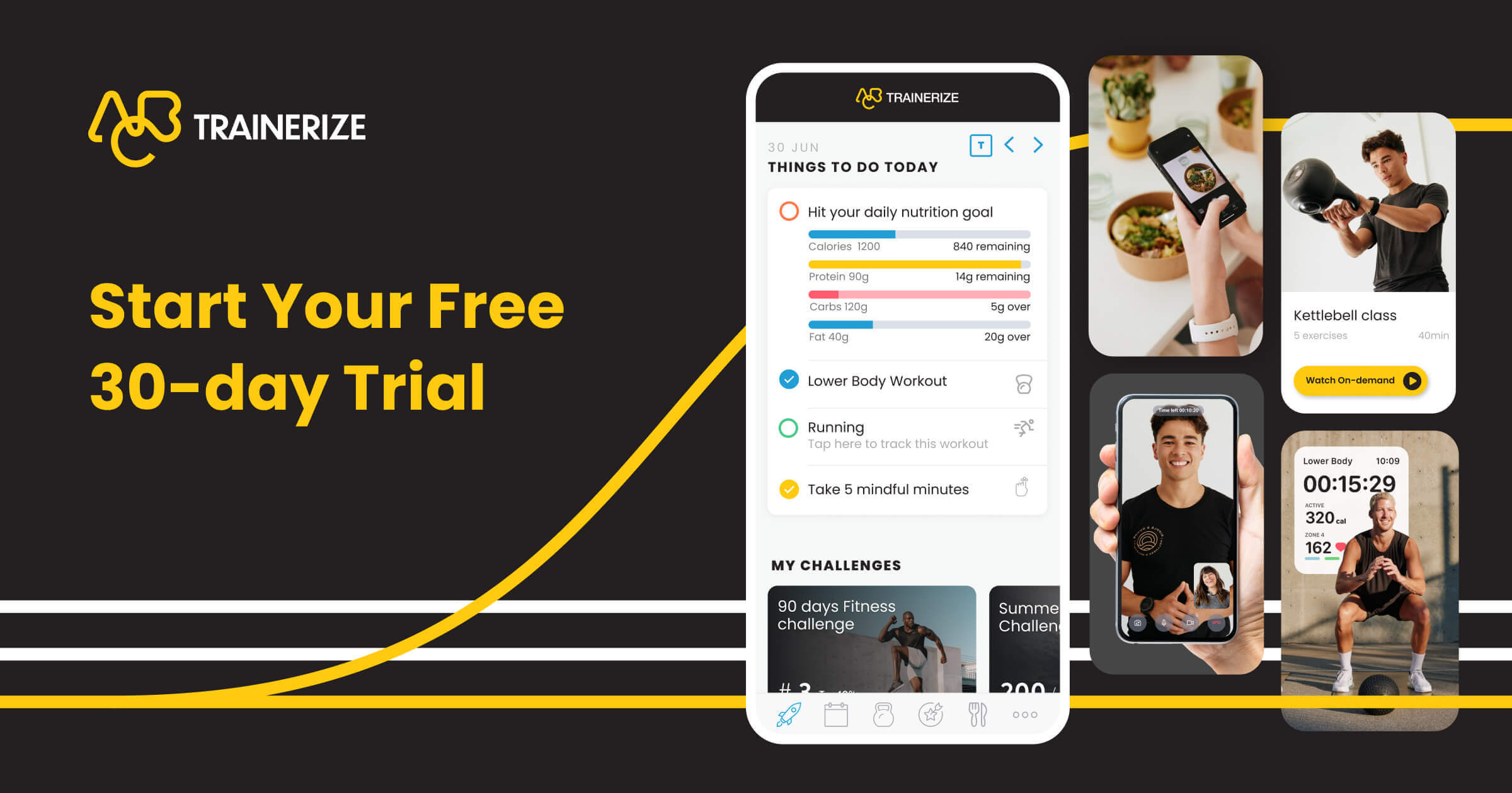 Start Your Free Trial | ABC Trainerize Personal Training Software