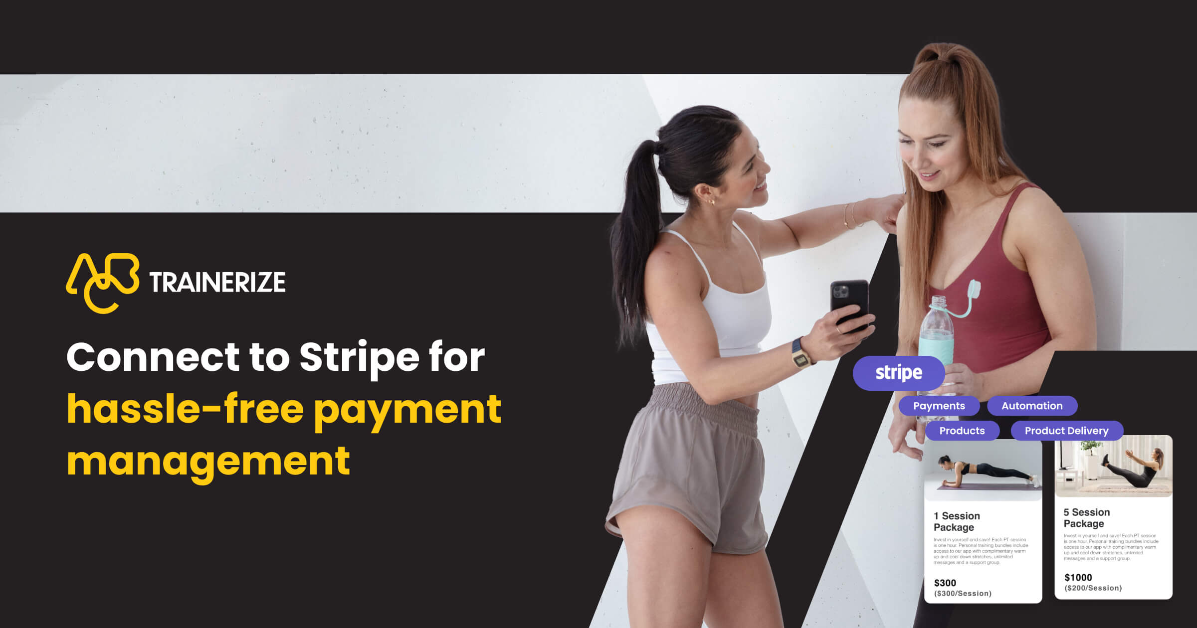 Stripe Payments | ABC Trainerize Personal Training Software