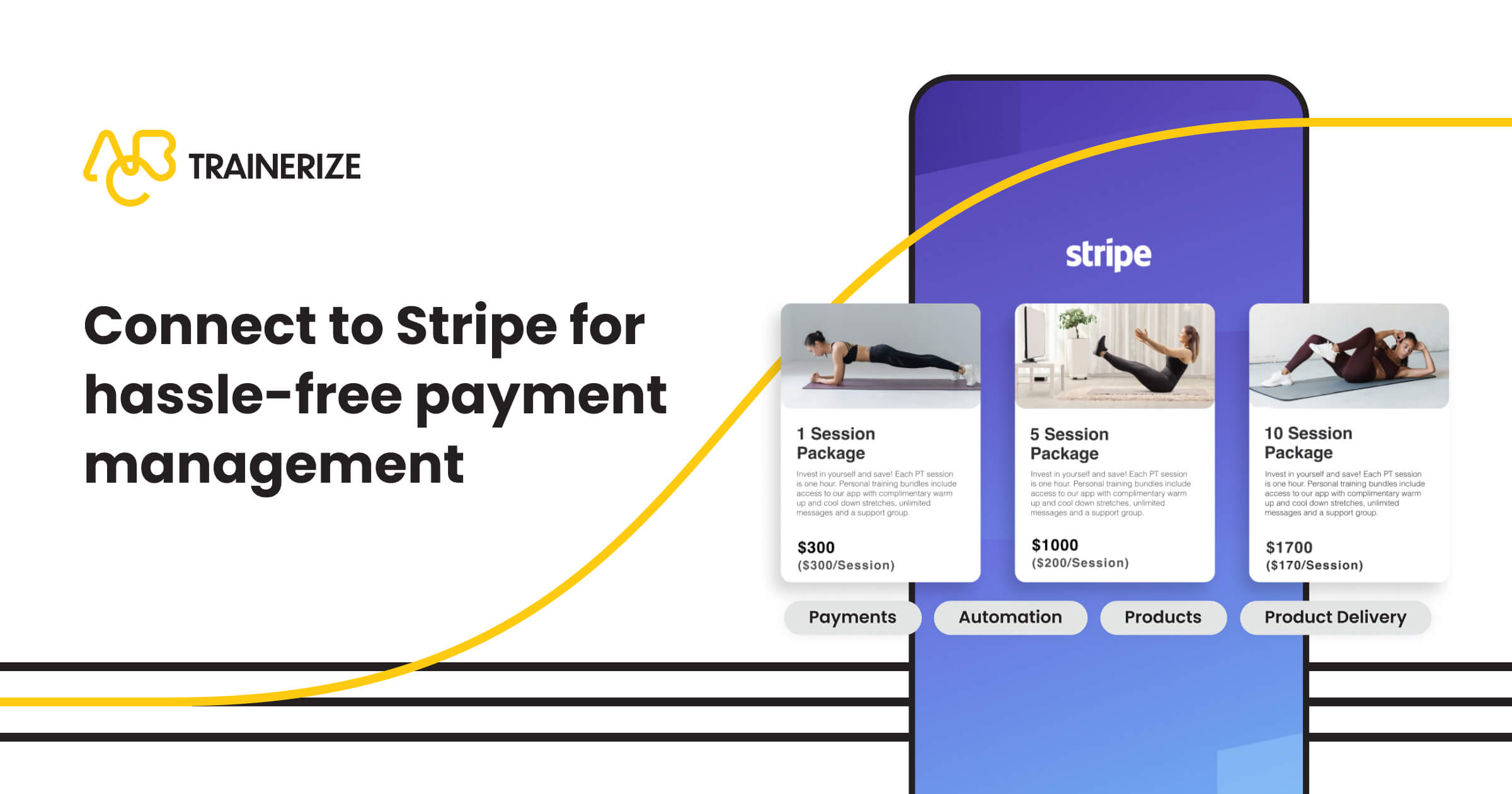 Stripe Integrated Payments | ABC Trainerize Personal Training Software